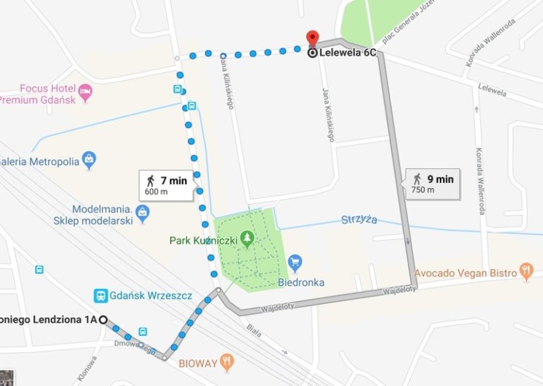 jak do nas dojechac? - Gdańska Klinika Flebologii